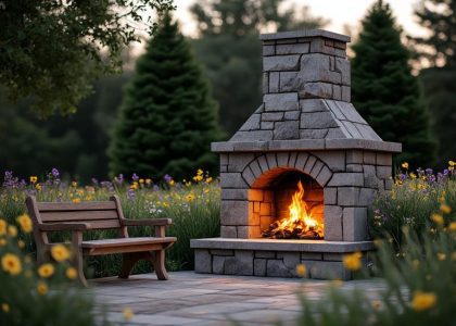 24 Cozy Outdoor Fireplace Ideas for Magical Night Gatherings ...
