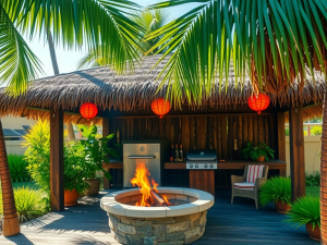 18 Tropical Tiki Outdoor Barbecue Ideas for Ultimate Island Vibes ...